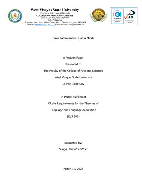 brain lateralization pdf lateralization of brain function neuroplasticity