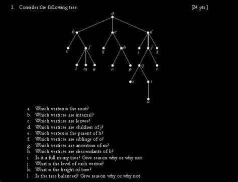 SOLVED Texts DISCRETE MATHEMATICS Please Show Consider The Following Tree Pts Which
