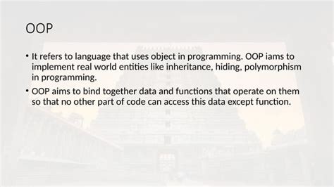 Object Oriented Programming Cheat Sheetpptx