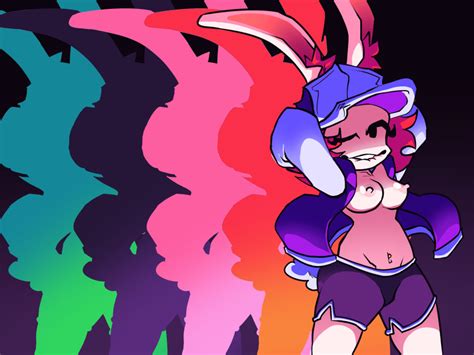 Rule 34 Bunny Ears Bunny Tail Eyelashes Friday Night Funkin Friday Night Funkin Mod Perky