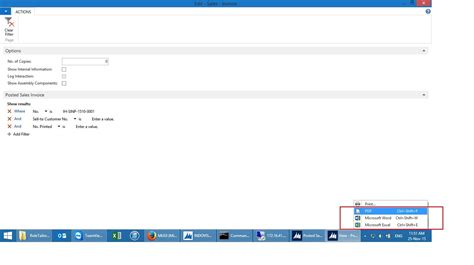 How Disable Button Print Pdf Word And Excel In Navision 2015 Mibuso Com