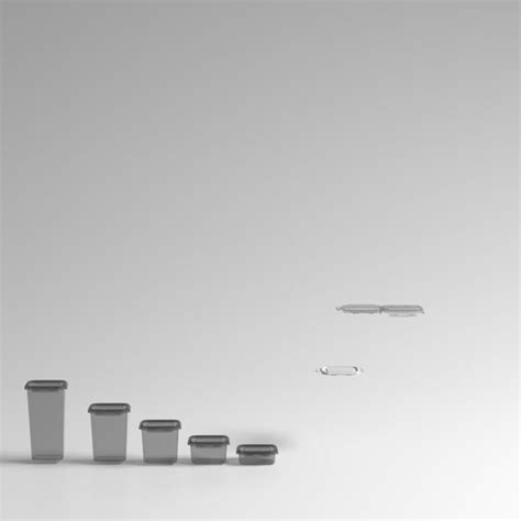 Functional Gray Storage 3d Model Sleek Organizational Design