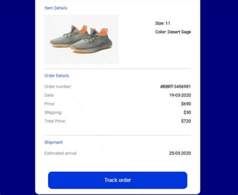 Bootstrap 4 Ecommerce Order Tracking Modal With Order Details Snippet