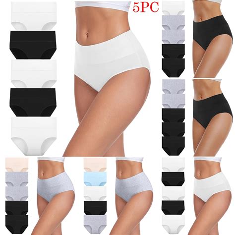 Agkizg Plus Size Womens Pantiesbreathable Underwear For Womens High