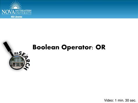 PPT Boolean Operator OR PowerPoint Presentation Free Download ID