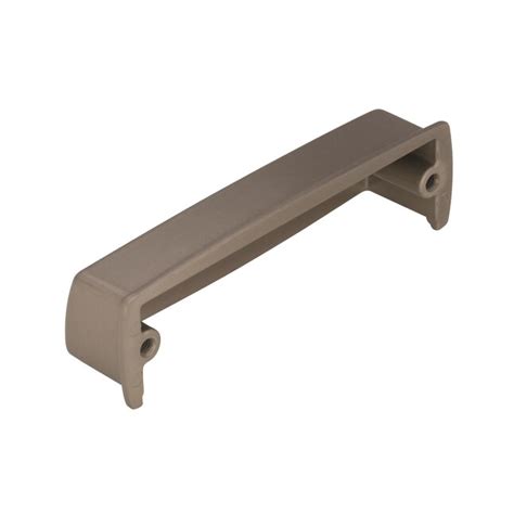 Amerock Kane 3 34 In Center To Center Satin Nickel Rectangular Cup Drawer Pulls In The Drawer