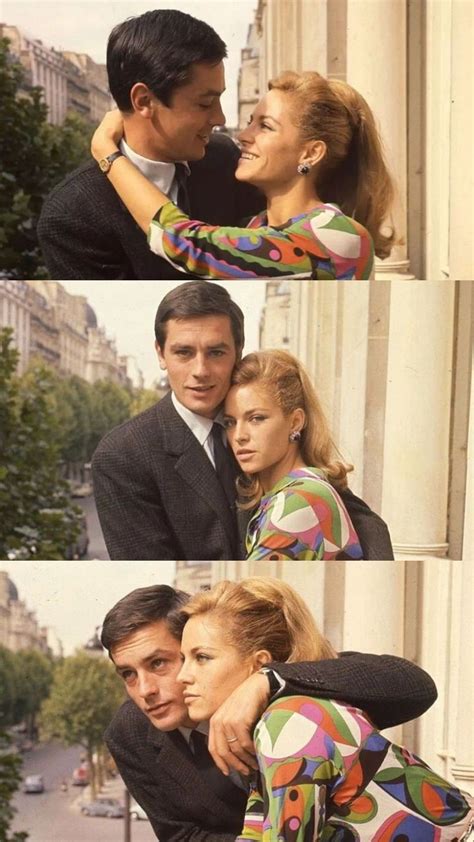 Nathalie And Alain Delon Coppie Moda