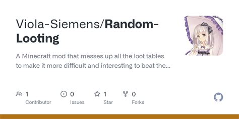 github viola siemens random looting a minecraft mod that messes up