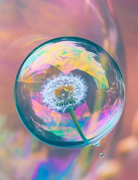 Aiprncs Soap Bubbles Photography Bubble Reflection Colorful Bubbles