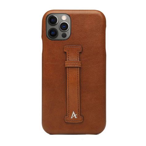Leather Finger Loop Case For Iphone 14 Pro Affluent