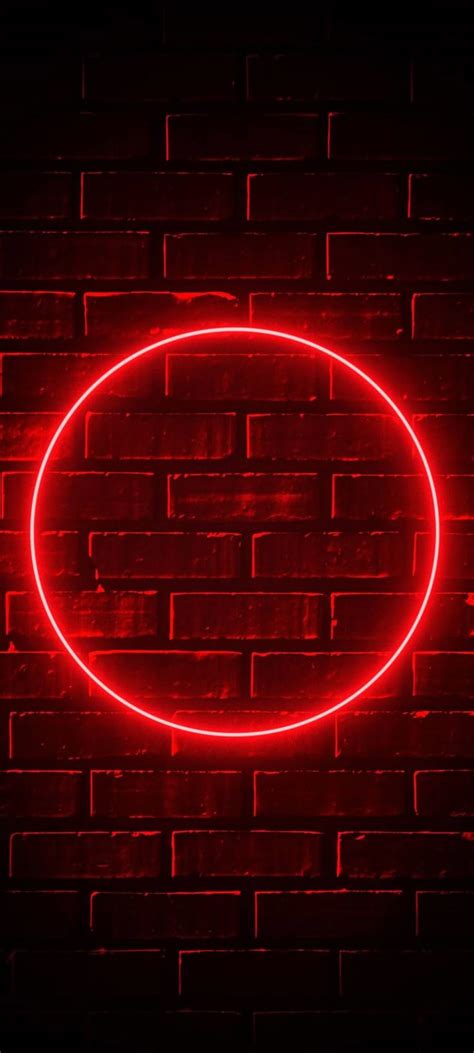 Red Neon Неоновые обои Красный фон Фоновые рисунки