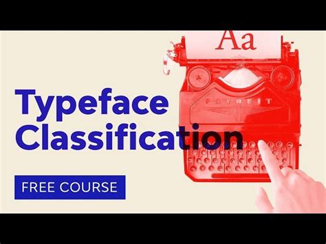 Free Video Typography Basics Typeface Classification From Envato Tuts Class Central