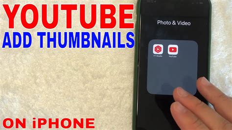 How To Add Thumbnail To Youtube Video On IPhone YouTube