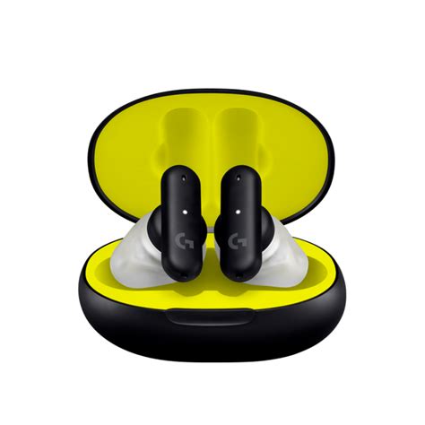 Fone De Ouvido Gamer Intra Auricular Sem Fio Logitech G FITS Preto