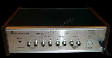 Stereonomono Audio Hi Fi Compendium 14 Years On Line Dbx Model 21