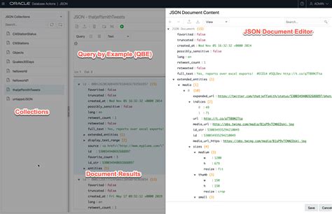 Oracle Sql Developer Web Json Searches And Sorting