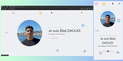 [video] Bilal Daoudi On Linkedin Webdevelopment Portfolio Reactjs Reduxjs Html Css