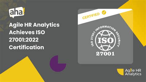 Agile Hr Analytics Achieves Iso 270012022 Certification Agile Hr