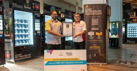 Atlas Vending Crowned ‘first Nft Vending Machine By The Malaysia Book