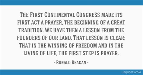 The First Continental Congress Made Its First Act A Prayer
