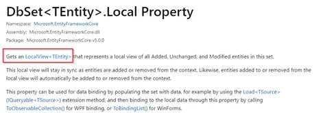 Incorrect Use Of An In The Xml Docs · Issue 25384 · Dotnetefcore