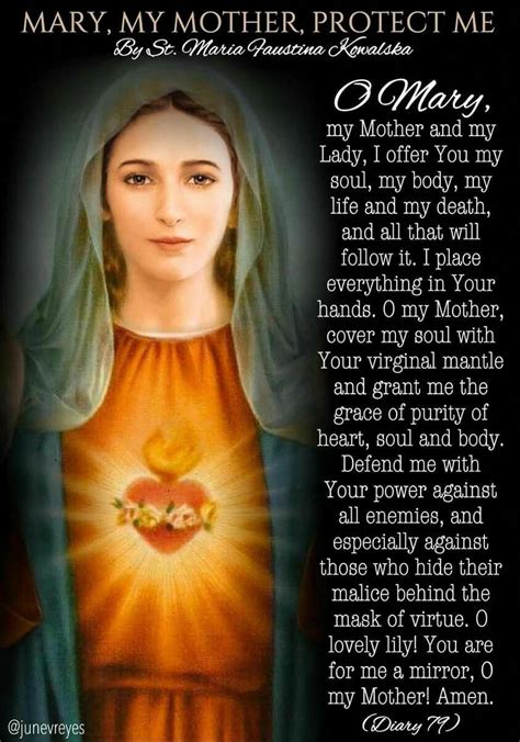 Oración A María Nuestra Madre Prayers To Mary Beautiful Prayers Prayers