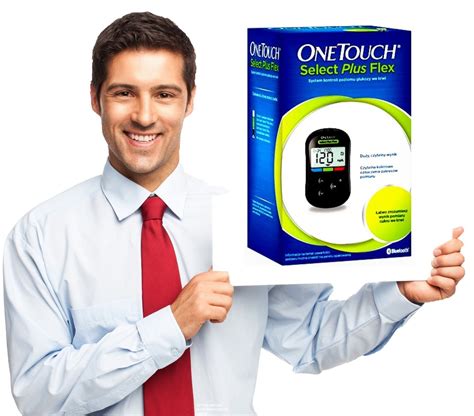 GLUKOMETR ONETOUCH SELECT PLUS FLEX +PASKI TESTOWE - 7458992529 ...