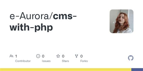 GitHub E Aurora Cms With Php