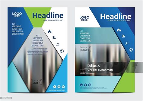 브로셔 레이아웃 디자인 템플릿입니다 연례 보고서 전단지 전단지 벡터 0명에 대한 스톡 벡터 아트 및 기타 이미지 0명 2차 도형 기업 재무와 산업 Istock