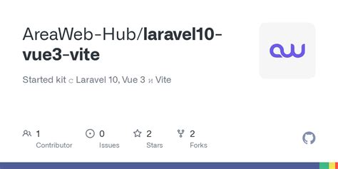 Github Areaweb Hublaravel10 Vue3 Vite Started Kit с Laravel 10 Vue 3 и Vite
