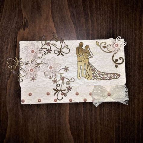 Луксозен плик за сватба Крокодил бг