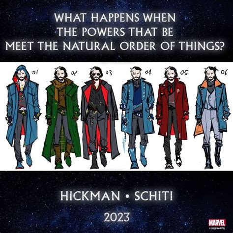 Marvel Reveals Designs From Jonathan Hickman And Valerio Schitis