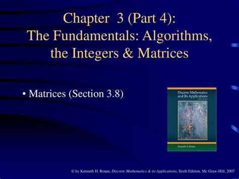 Cse 504 Discrete Mathematics And Foundations Of Computer Science Ppt
