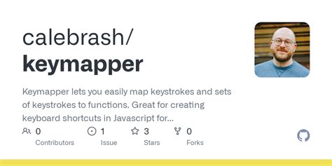 GitHub Calebrash Keymapper Keymapper Lets You Easily Map Keystrokes And Sets Of Keystrokes To