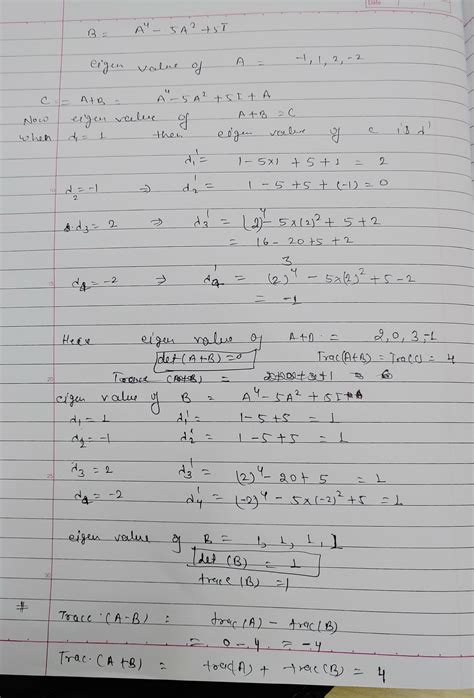 21 let a be a 4 x 4 matrix with real entries such that 1 1 2 2 are