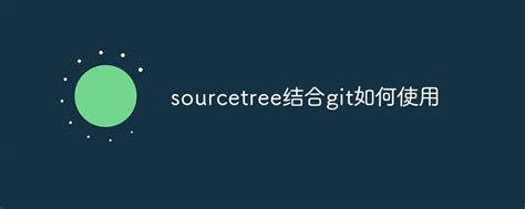 Lets Talk About The Basic Usage Of Sourcetree Combined With Git Git Phpcn
