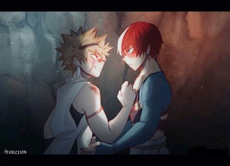 Todoroki And Bakugou Friendship Todobakudeku Fantasy Au Katsuki X