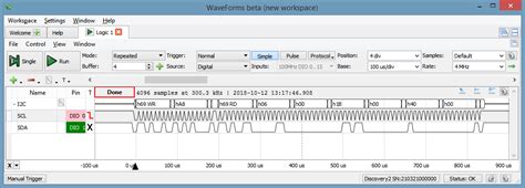 Analog Discovery 2 I2c Errors Appear At Protocol Spy Tool Test And