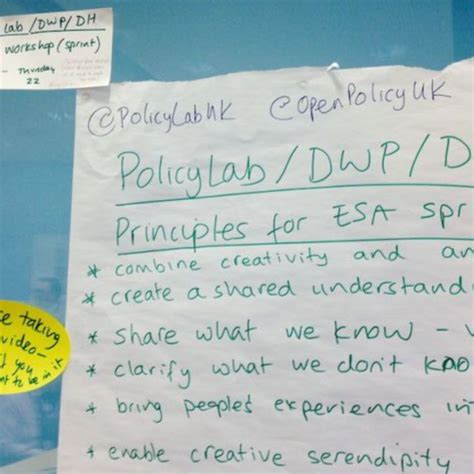 Photo From Policy Labs First Policy Sprint Workshop Showing Its Photo From Policy Labs First Policy Sprint Workshop Showing Its