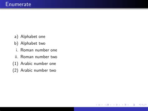 lists in beamer complete guide latex presentations