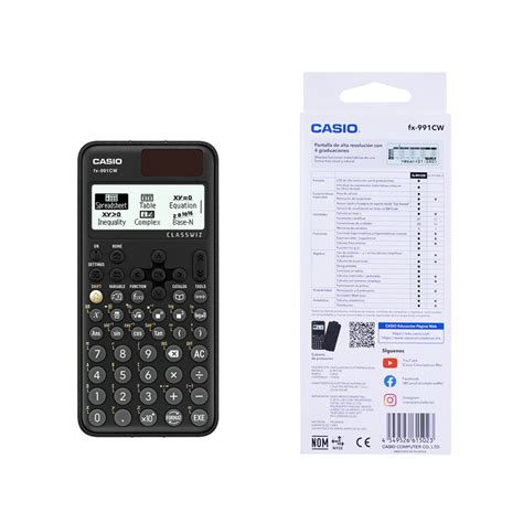 Casio Calculadora Científica Fx 991cw Lifi