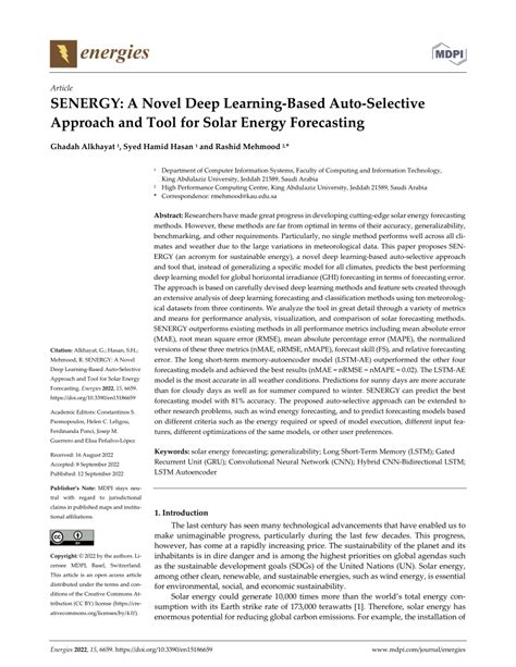 Pdf Senergy A Novel Deep Learning Based Auto Selective Approach And