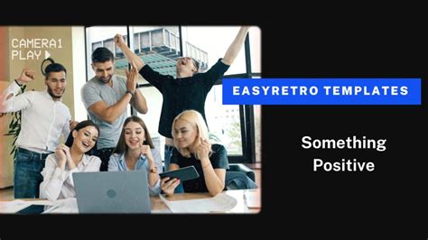 Promote Positivity With Easyretro Template Easyretro Posted On The Topic Linkedin