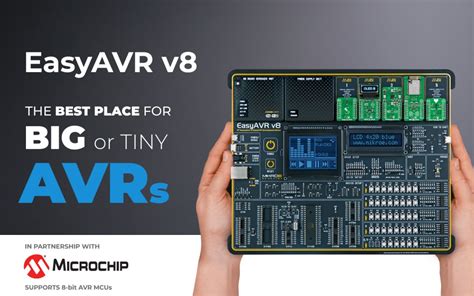easyavr v8 the powerful 8th generation development board for rapid