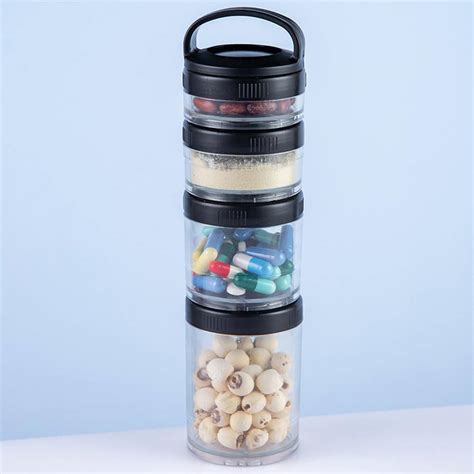 Portable Stackable Snack Container 4 Layer Vandana Store