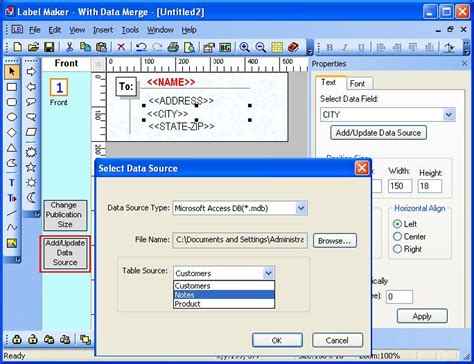 Label Maker Business Cards Software Belltech Systems