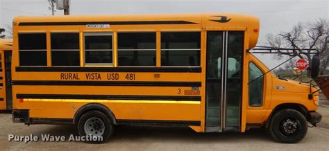2001 Ford Econoline E450 Super Duty School Bus In White City Ks Item
