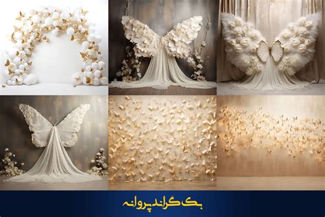 36 بک گراند پروانه برای آتلیه عکاسی کد محصول 151411