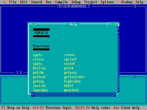 Old School Programming With Turbo C