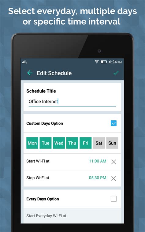 Amazon Com Wifi Timer Auto Scheduler Appstore For Android
